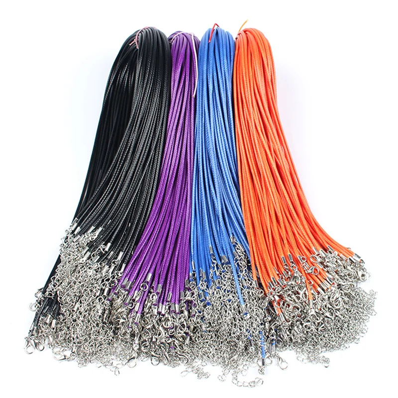 2024 New Arrival Best Sale Adjustable Black Rope Wire Thread Cord Chain ...
