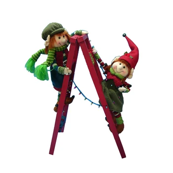 Hot Sales Christmas Tree Elf Climbing Ladder Decoration - Buy Elf ...