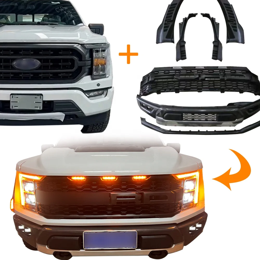 High Quality 2021 F150 Upgrade To 2021 Raptor R Body Kit For Ford 2021 ...
