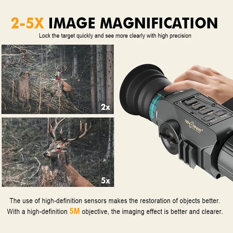 Outdoor Digital Infrared Night Vision Scope Telescope With Camera&video ...