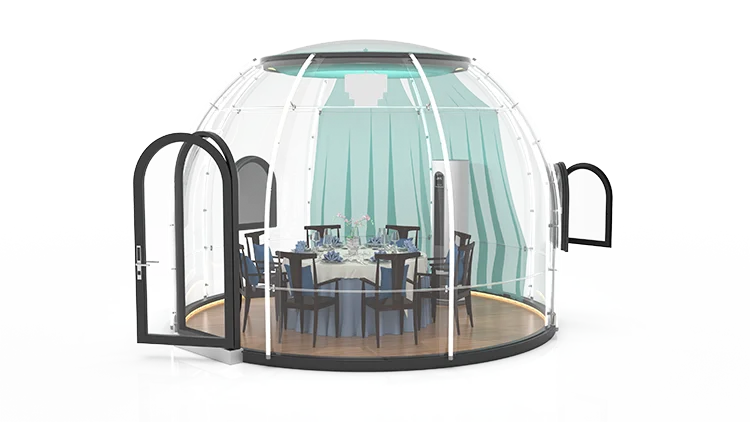 4m Outdoor Glamping Geodesic Garden Dome Round Party Tent For Outdoor ...