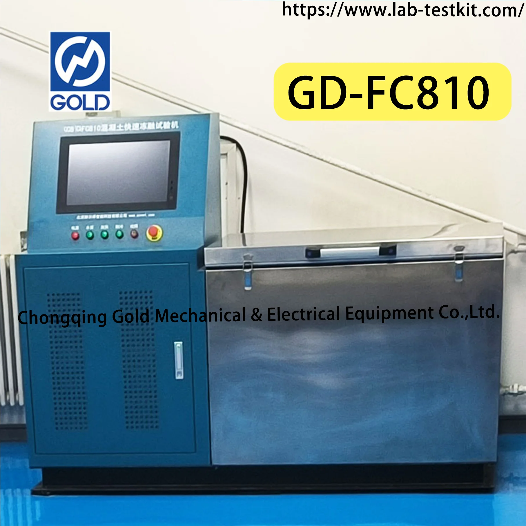 Freeze Thaw test ASTM C666 Concrete Rapid Freeze-Thaw Testing Machine ...