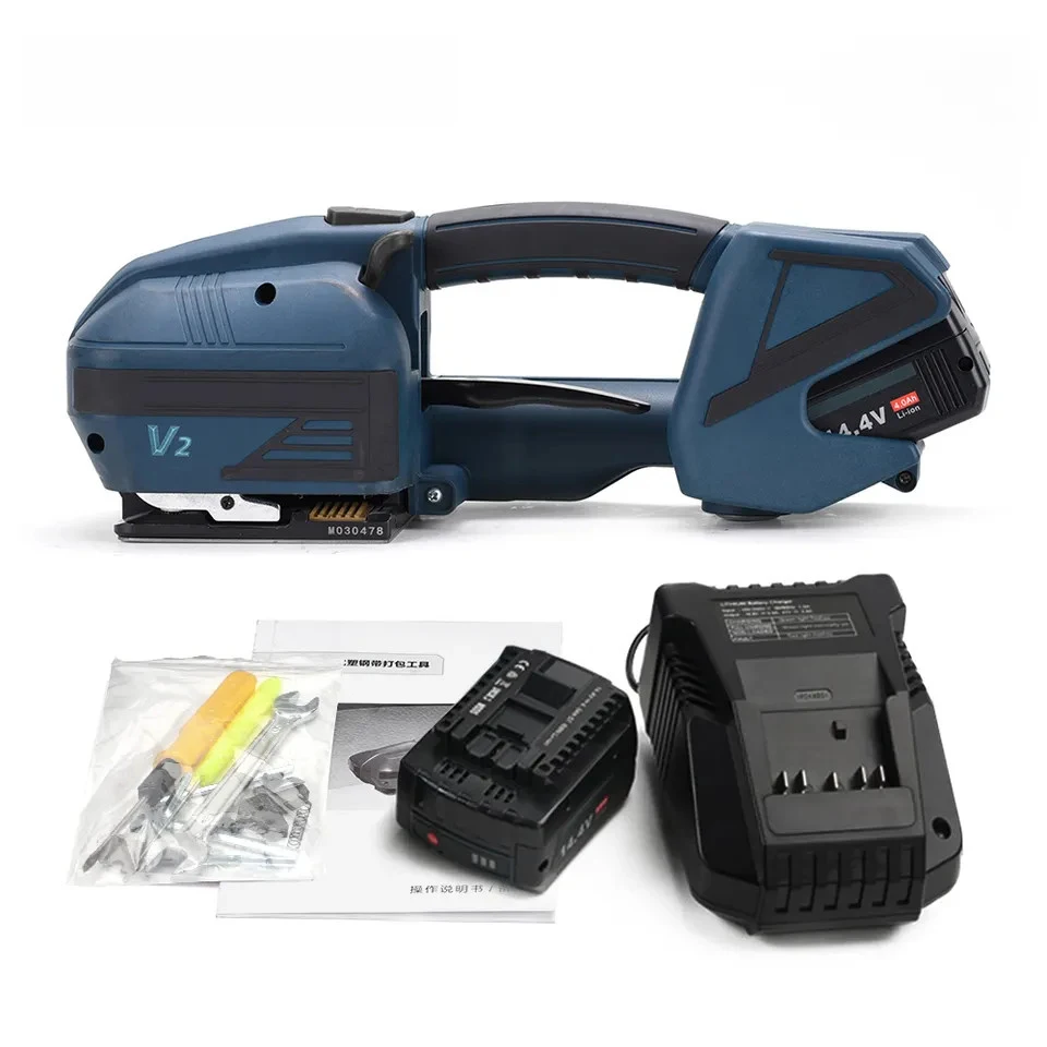 V2 Full Automatic Electric Tightening Friction Fusion Strapping Tool ...