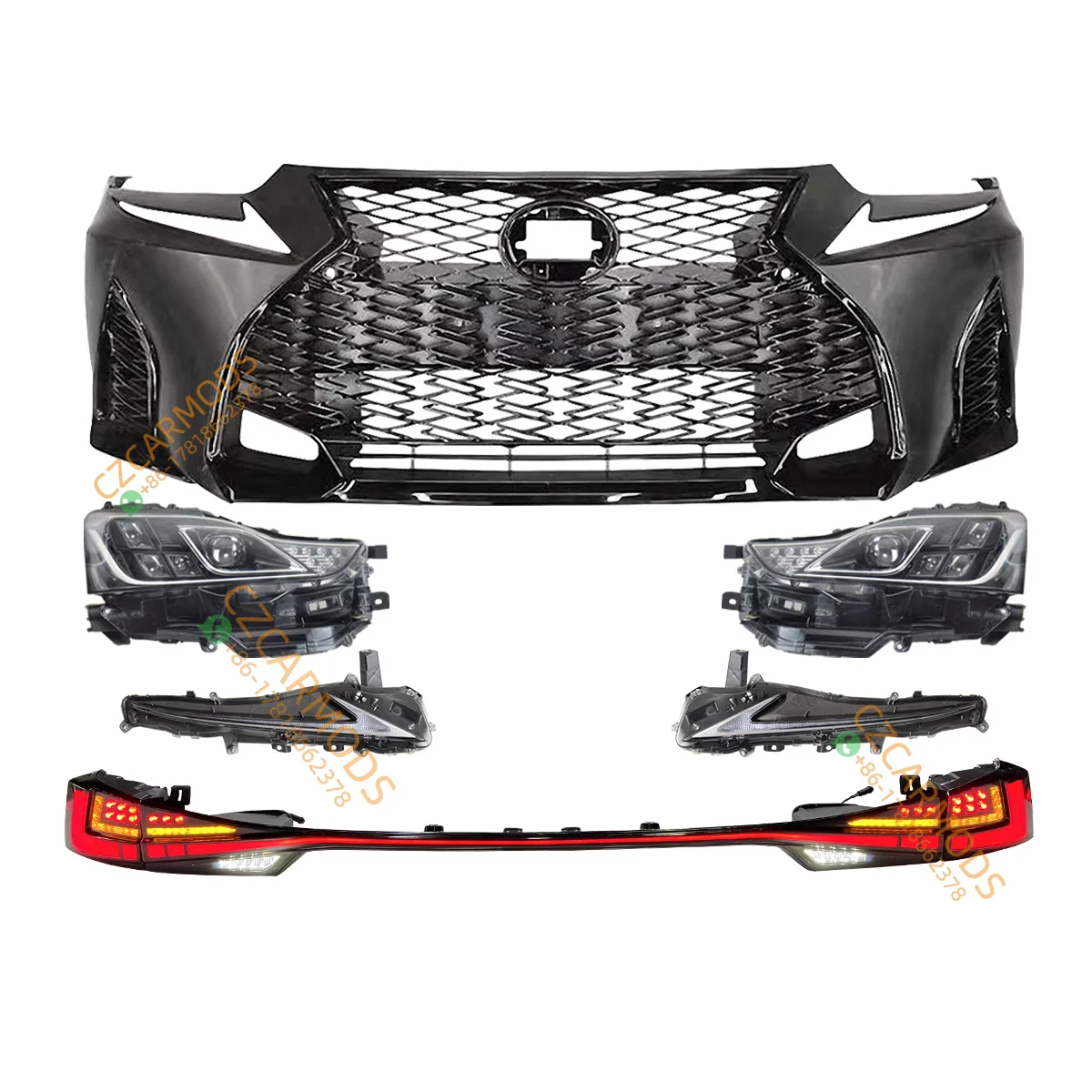 Car Body Kit For Lexus Is Is300 Is350 2016-2019 Upgrade Modified To ...