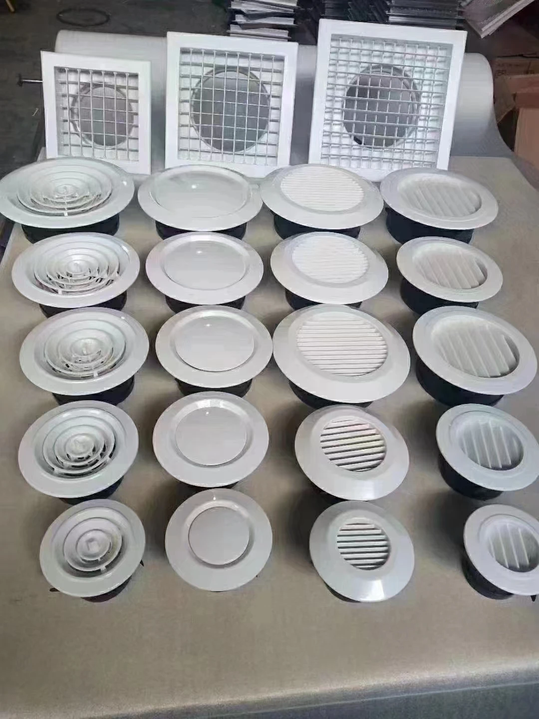 Factory Price ABS Celling Diffuser Damper for Ceiling Ventilation ...