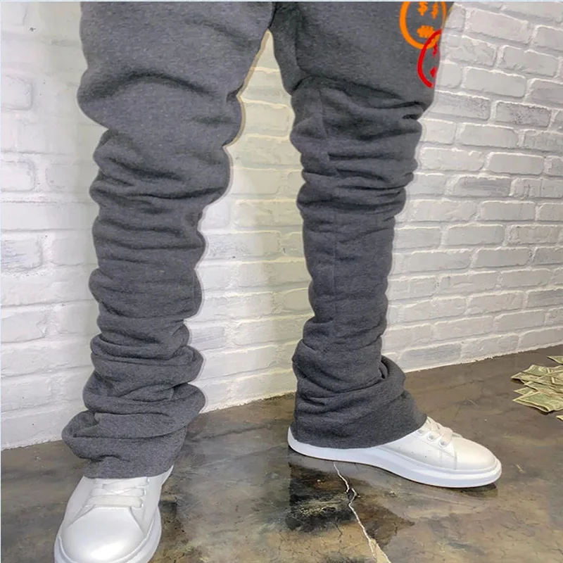 Hl Factory Manufacturer Heavyweight Cotton Flared Sweat Pants Wholesale ...