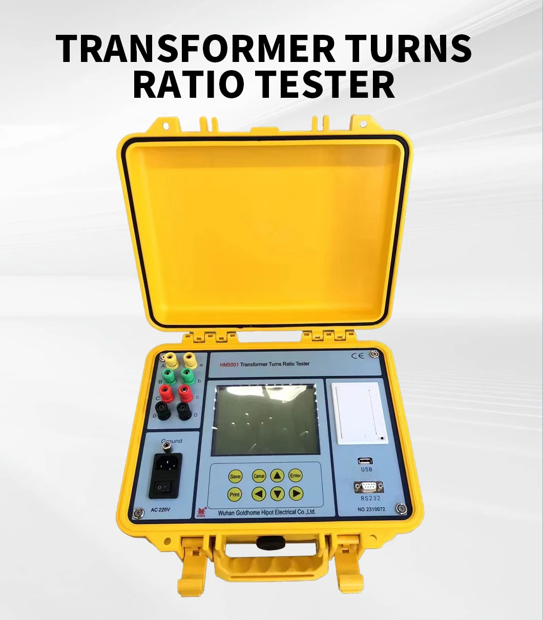 HM5001 Electric Transformer Turns Ratio Meter - Factory Price