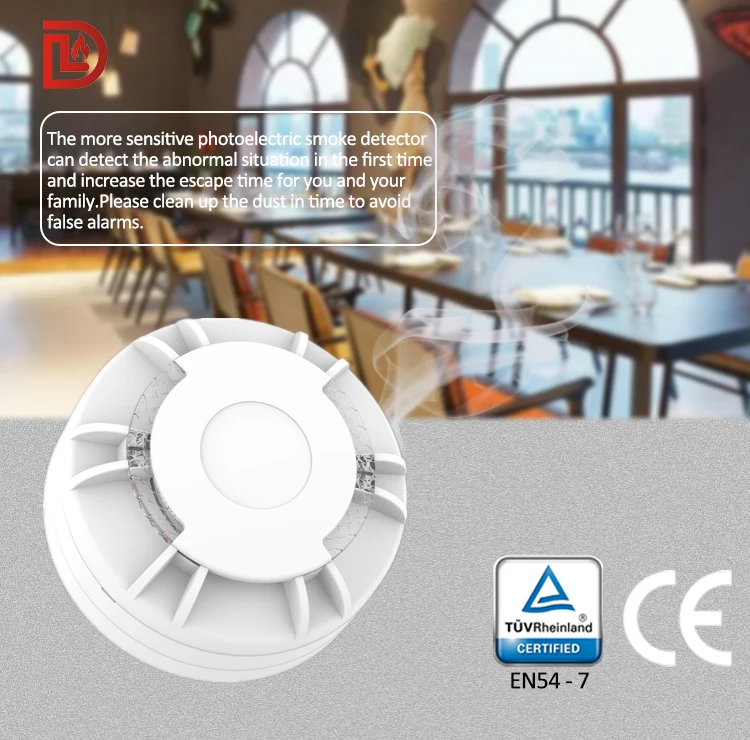En54 Optical Smoke Detector For Fire Alarm System - Buy Cigarette Smoke ...