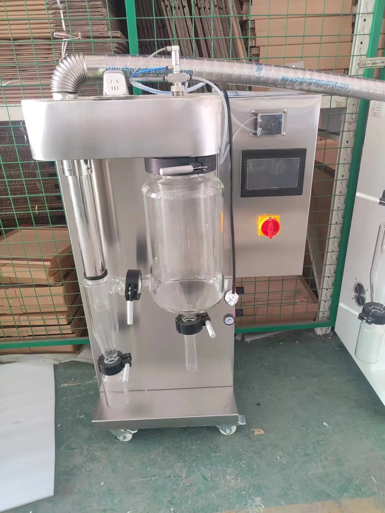 Lab Small Pid Controller Vacuum Spray Dryer Small Scale Instant Coffee ...