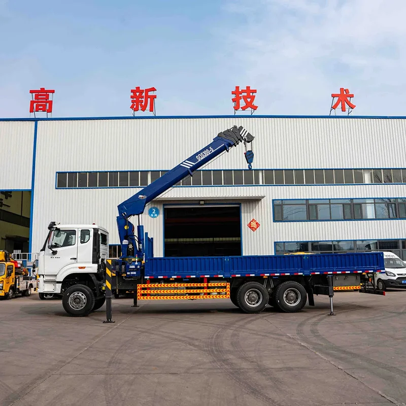 Sinotruck Howo 6 X 4 Crane Truck and China Crane Car 5,10,12,14 Ton ...