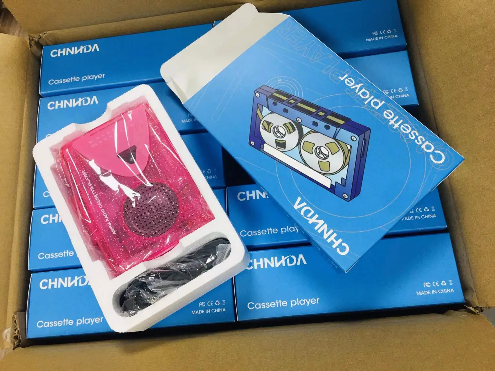 Transparent Cassette Recorder Player Fashion Walkman Player With Am Fm ...