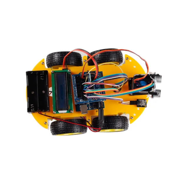 4wd Diy Bt Multi-function Smart Intelligent Robot Tracking Obstacle ...