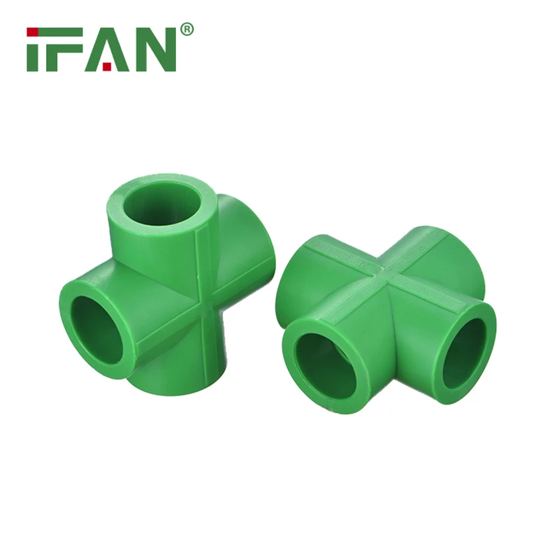 Ifan Customization Ppr Pipes And Fittings Green Cross Tee Ppr Pipe ...