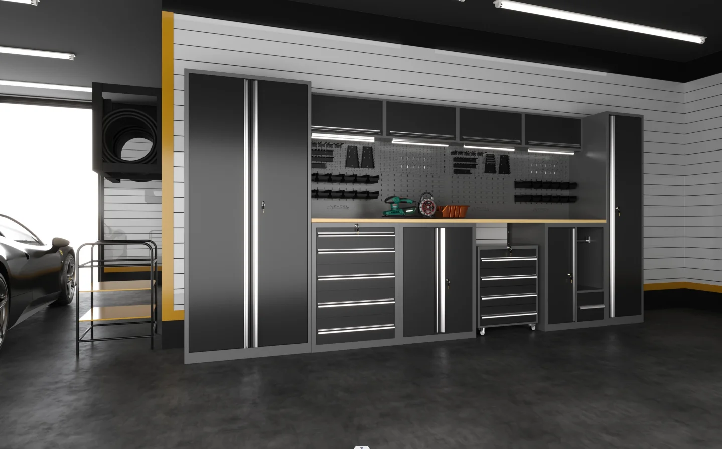 JZD Garage Car Repair Tool Cabinets - Heavy Duty & Versatile