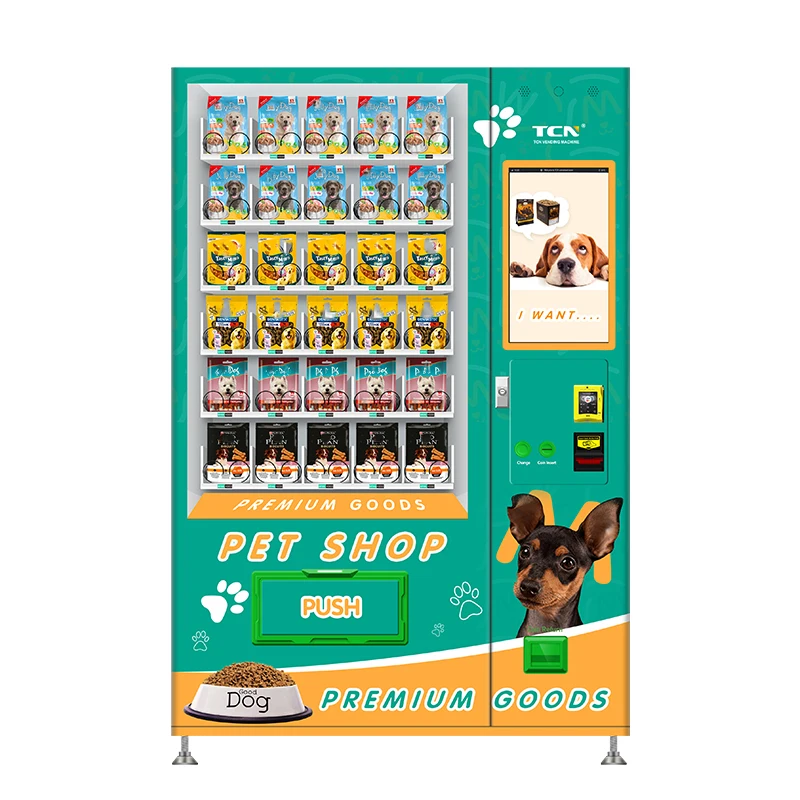 Tcn Smart Vending Machine Customized Pet Food Distributor Vending ...