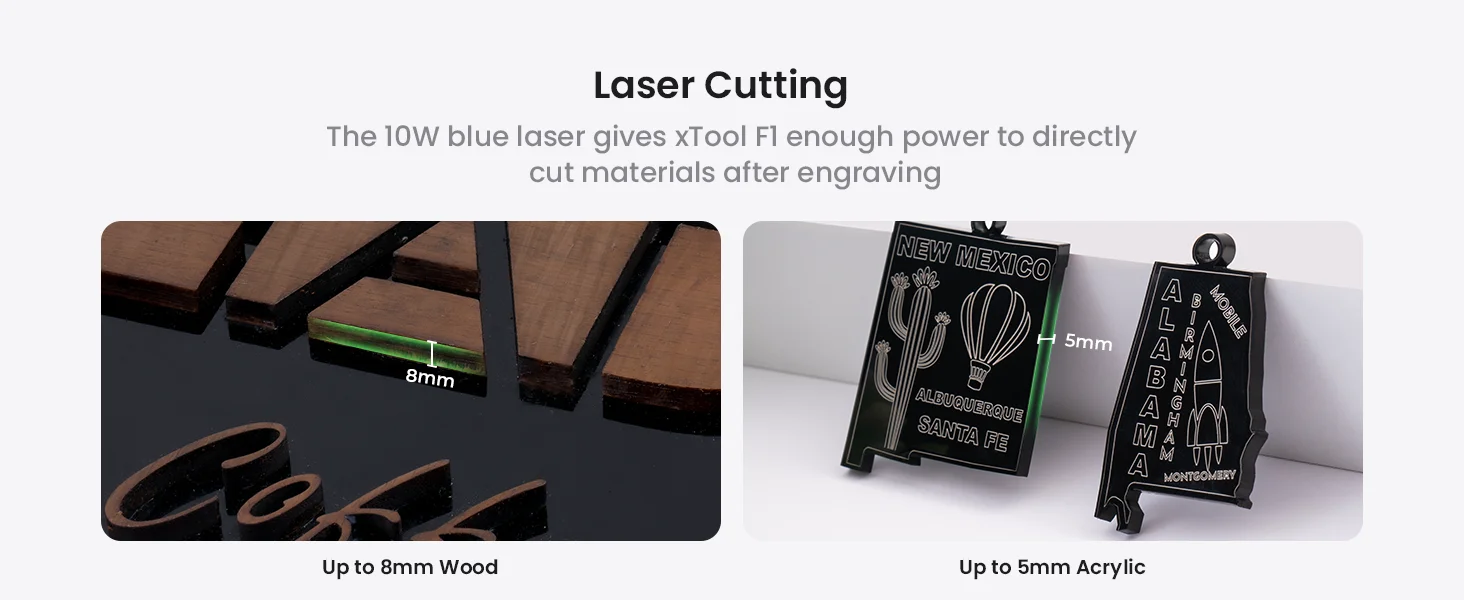 XTool F1 Ultra HD Laser Engraver & Cutter Machine, Portable, OEM