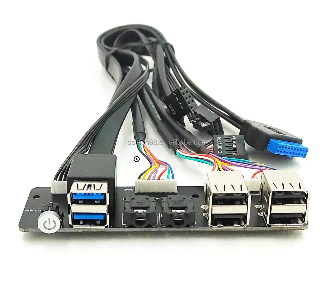 Mini Pc Computer Case Front Panel With Dual Usb 3.0 And 2 Dual Usb Port ...