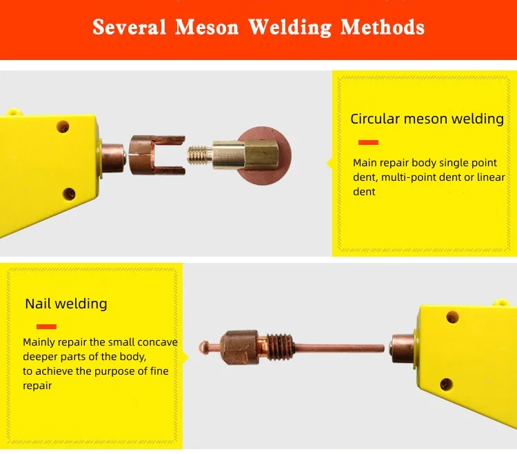110V Hand-held Meson Machine/automotive Sheet Metal Repair Machine/spot ...