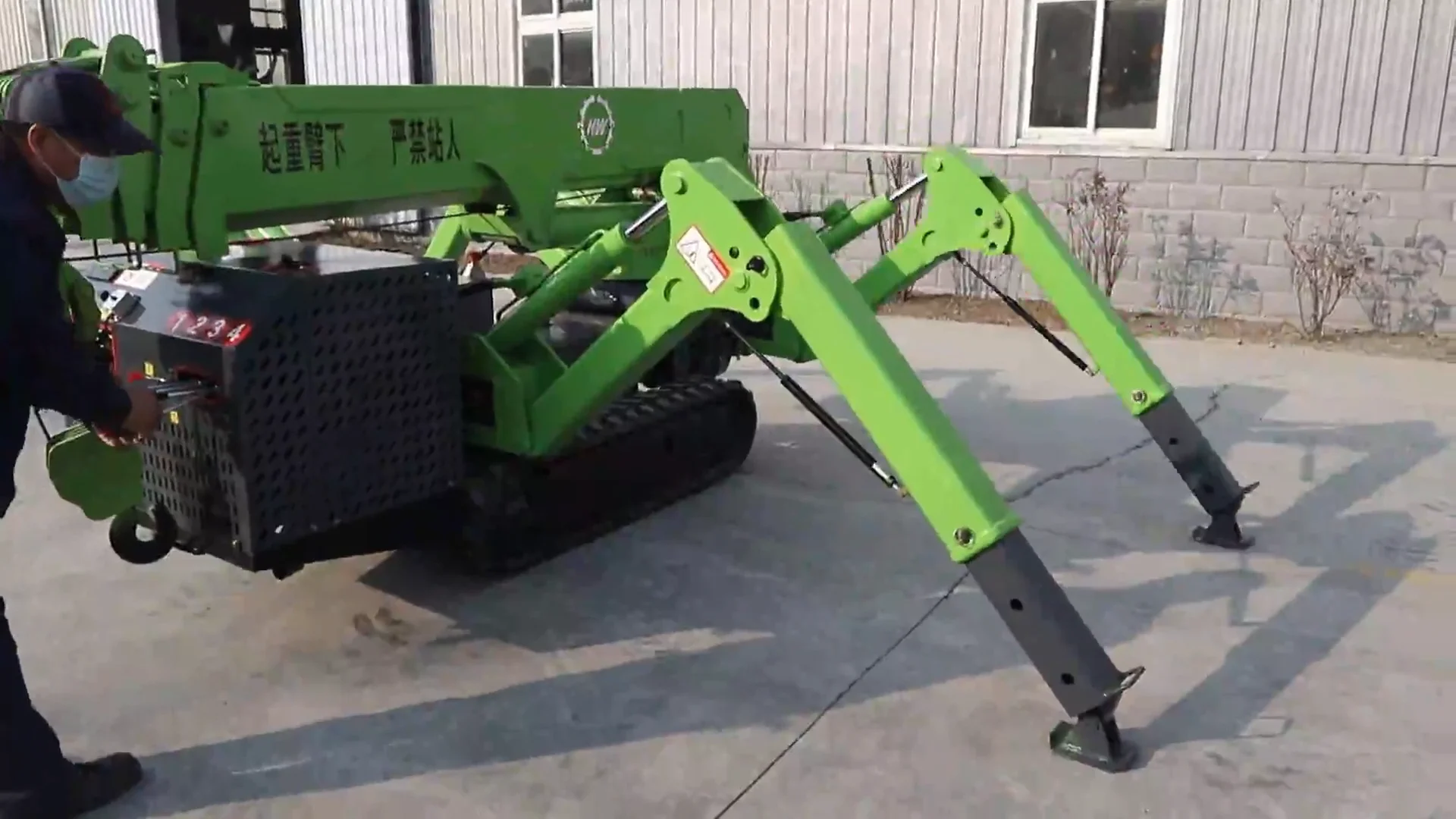 Small Construction Cranes Spider Mini Crawler Crane Spider Crane - Buy ...