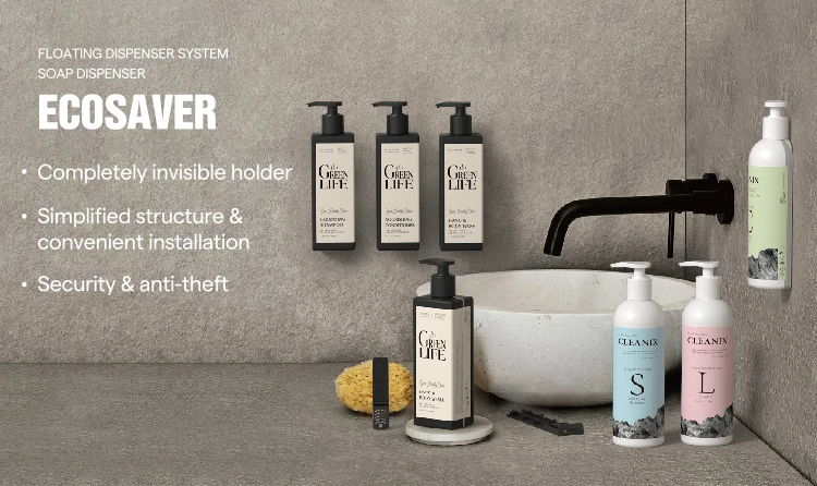 Invisible Floating Soap Dispenser - Anti-Theft & Stylish