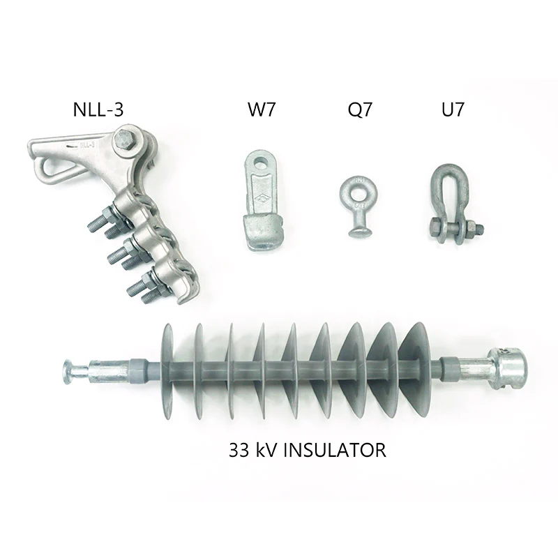 33KV 70KN Composite Polymer Insulator - High Voltage Safety