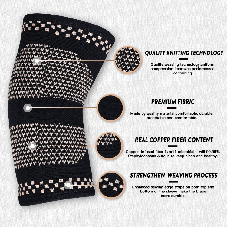 Origin Factory Wholesale Breathable Anti-slip Nylon Copper Infused ...