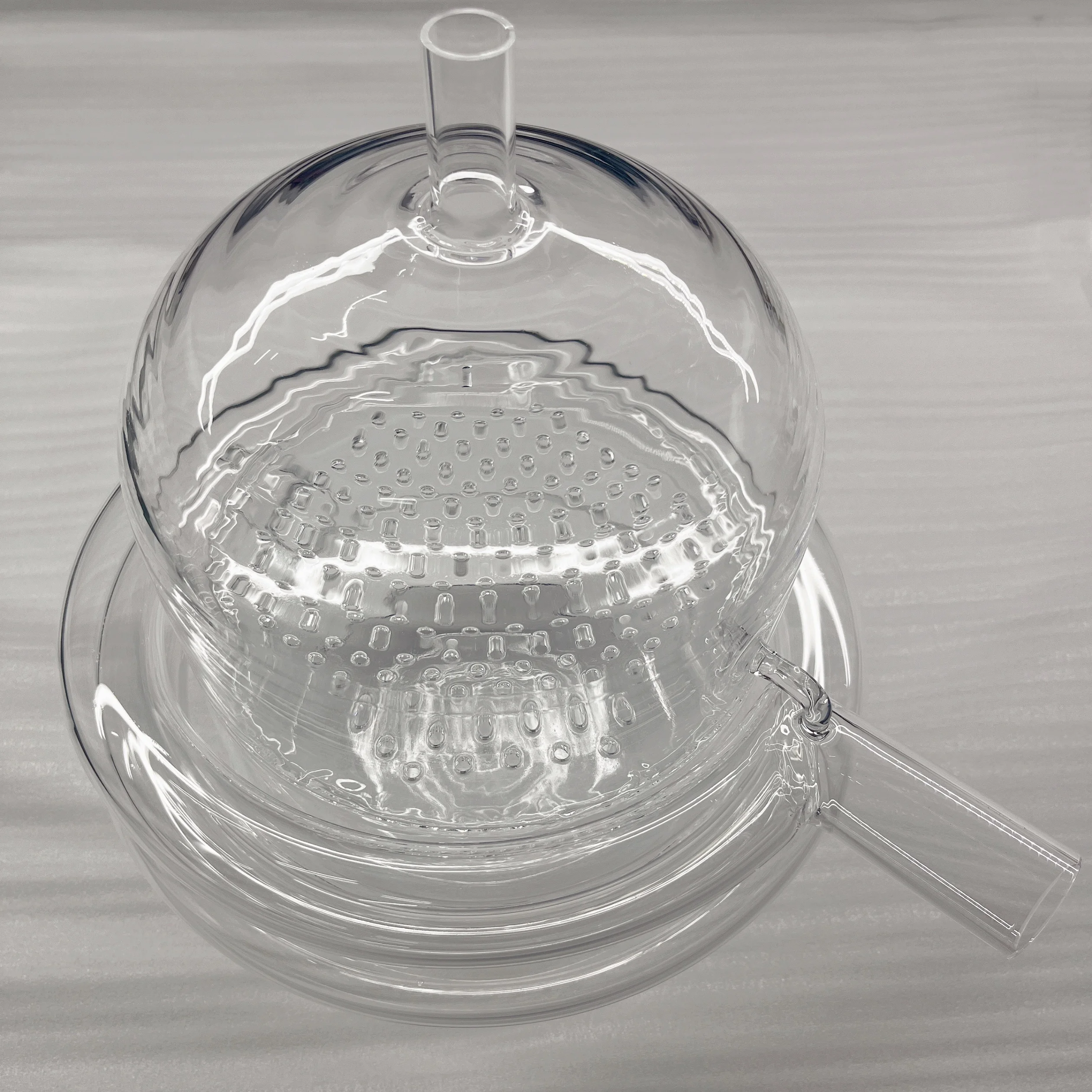 Customized Silicon Wafer Quartz Waste Liquid Treatment Bottle For Solar ...