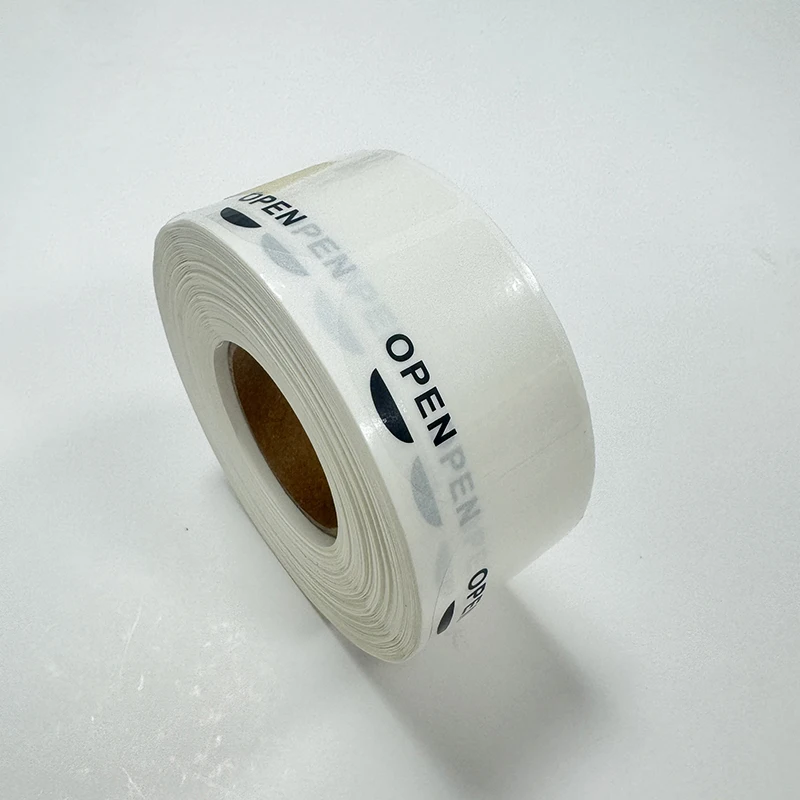 Custom Digital Printing Vinyl Logo Stickers Open Label Rolls Packaging ...