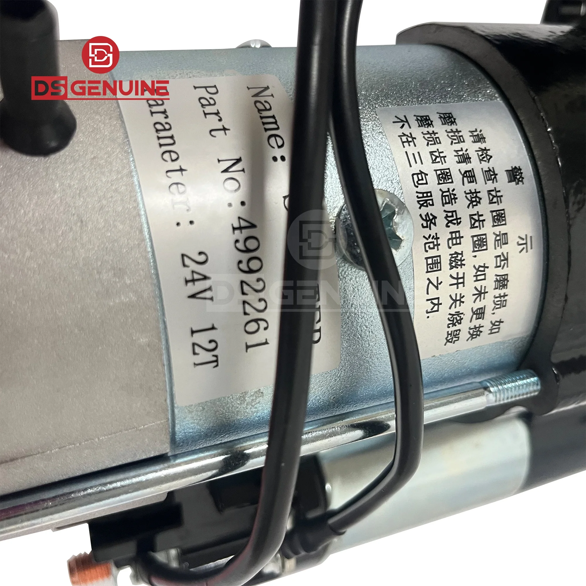 Bus Start Motor 24V 12T ISB diesel Engine Starter Motor 4992261 ...