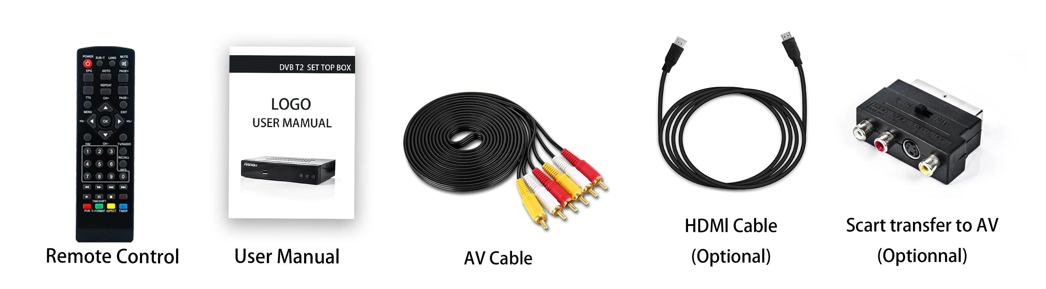 Terrestrial Digital Tv Decoder Converter Box Dvb-t2+s2 Combo With ...