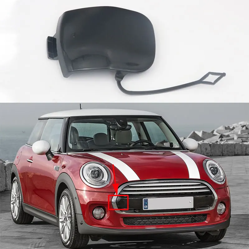 Painted Car Front Bumper Towing Eye Hook Cover Cap For MINI Cooper One ...