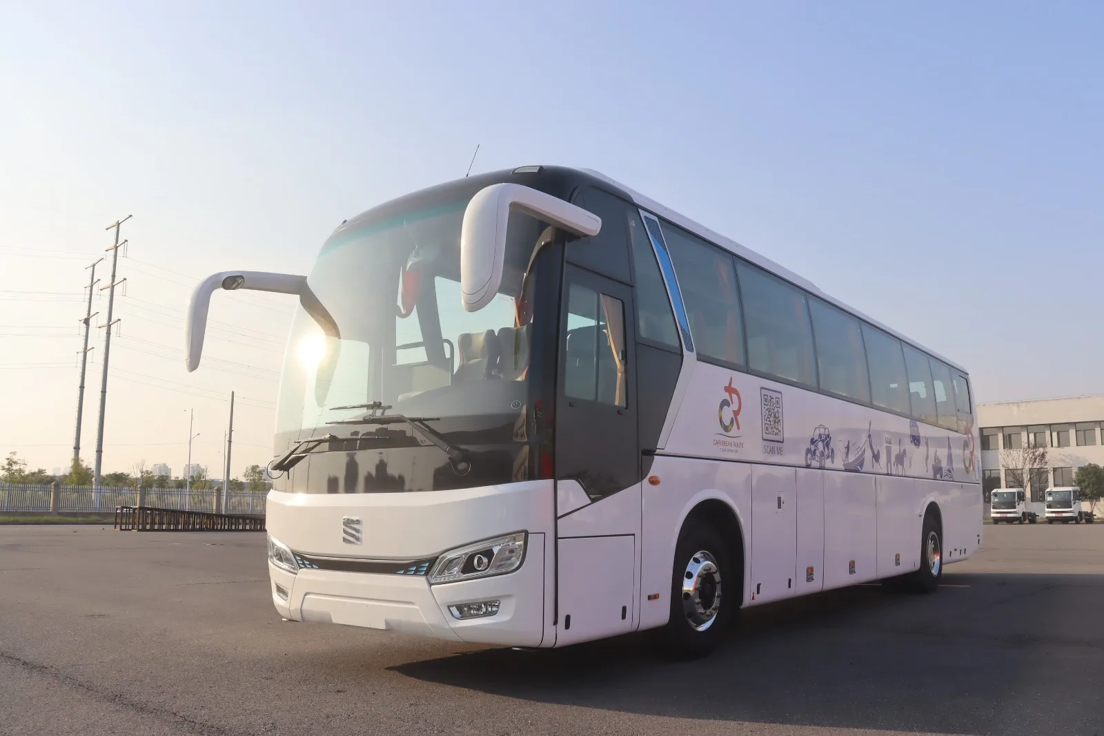 Tenglong CNG Coach Bus - 53/59 Seats Luxury Passenger Bus