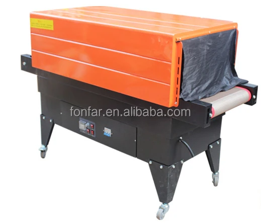 Floor-standing Automatic Plastic Bottle PVC Heat Shrink Film Tunnel ...