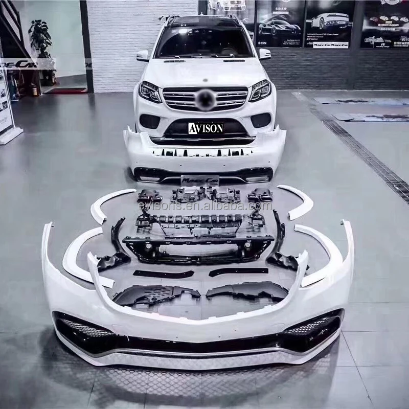 Car Body Kit For Mercedes Benz Gl-class X166 Facelift Gls Amg Gls63 ...