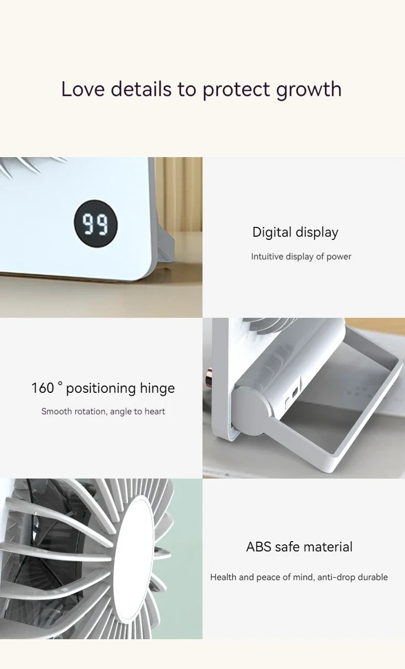 Wholesale Ventiladores Portable Charging Table Fan Multi-function ...