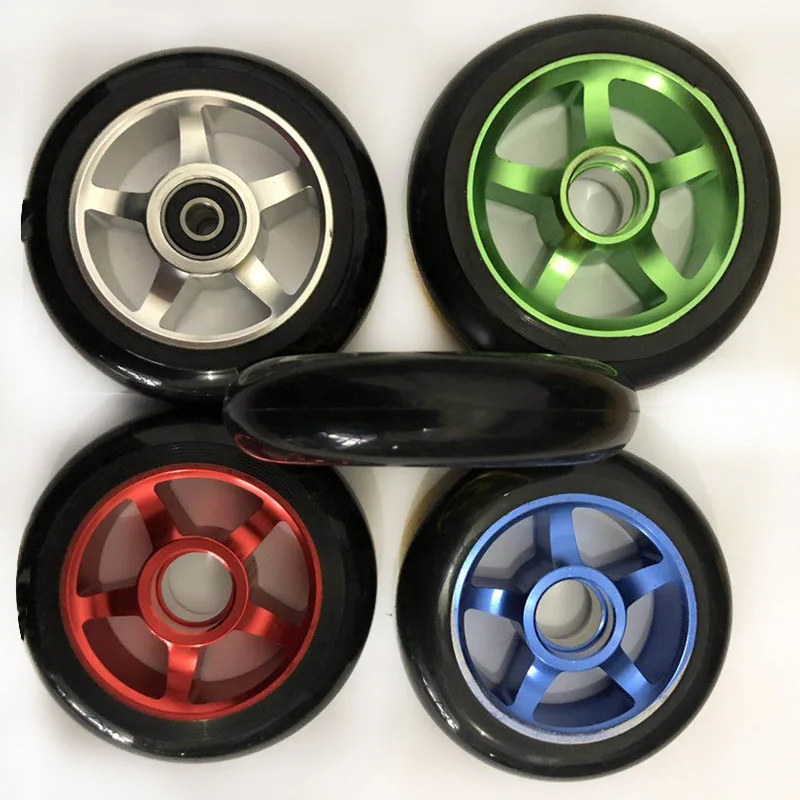 Pro Stunt Push Kick Scooter Wheels 100mm 110mm 120mm Aluminum Alloy ...
