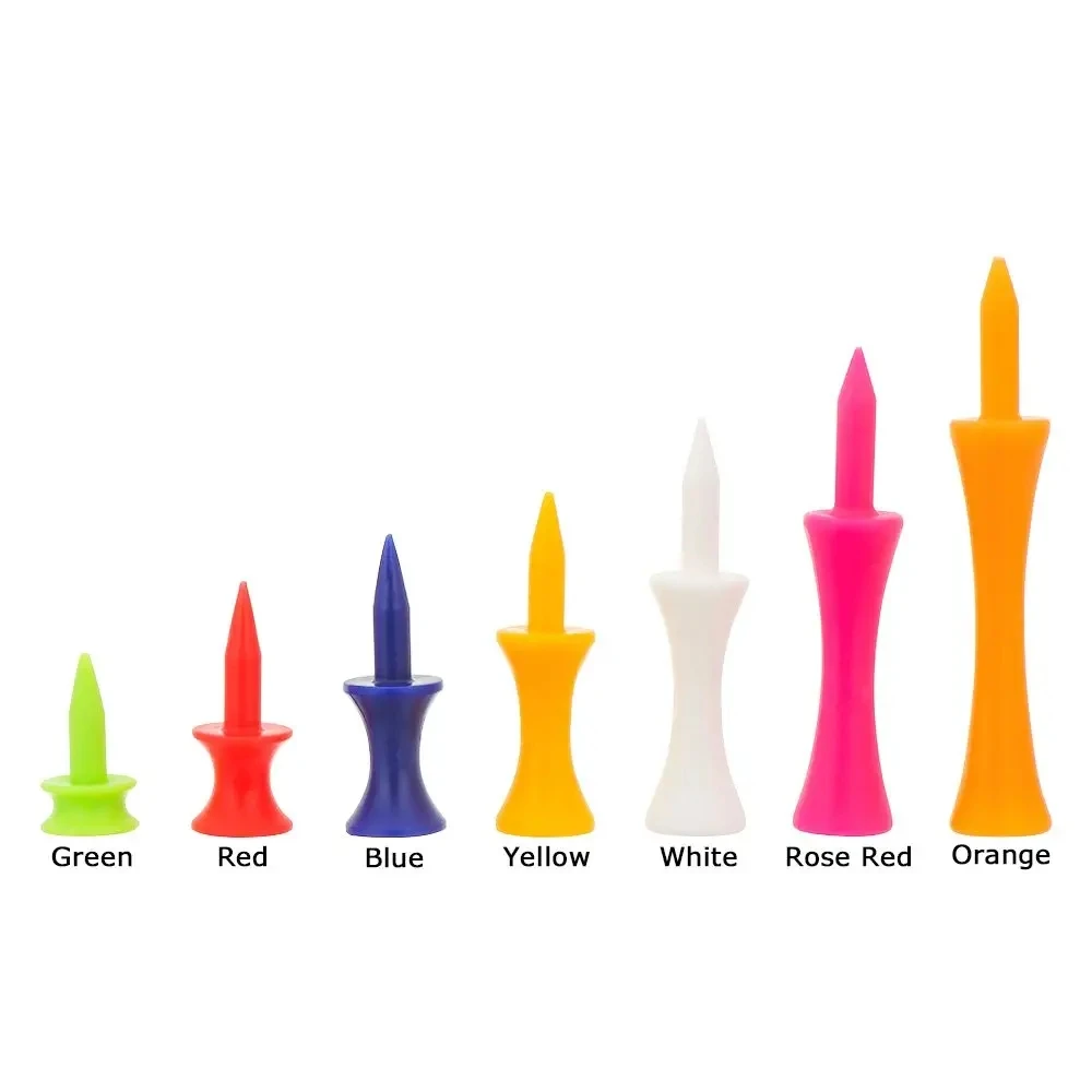 Unbreakable Rubber Golf Tees - Consistent Height for Practice