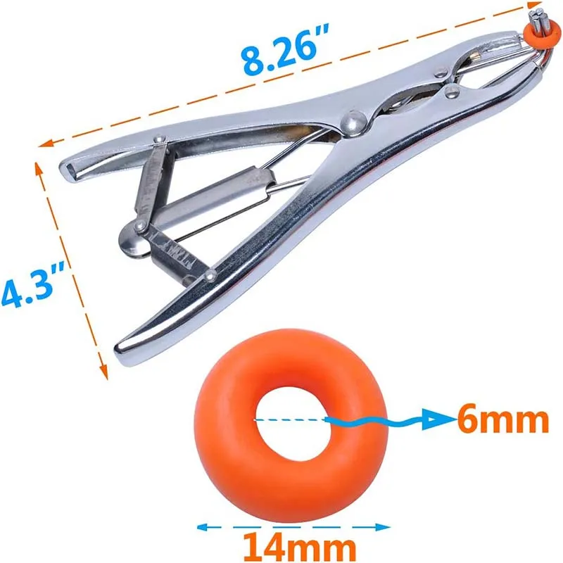 Stainless Steel Castration Band Elastrator - Eco-friendly