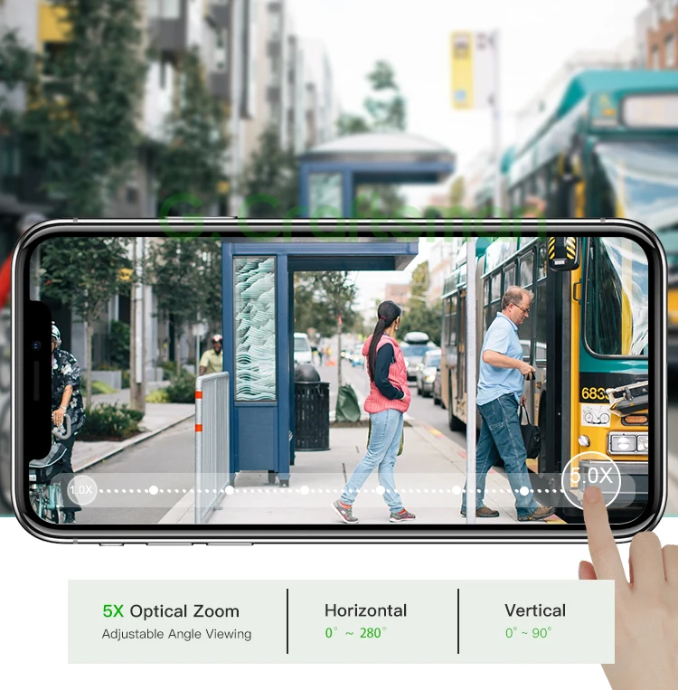 GA-PS9X5D-M5S Camera - 5MP Sony PTZ Dome with IP66 Waterproofing