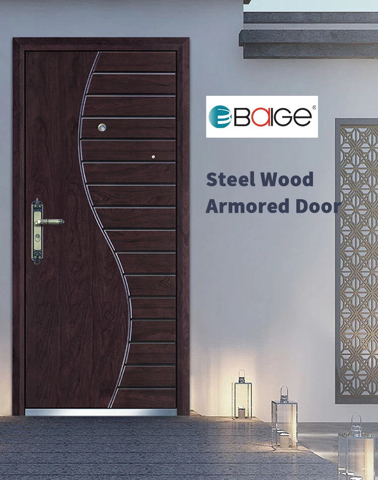 Exterior Front Steel Security Door for House Main Door Security Steel ...