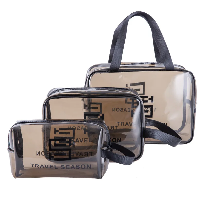 Clear Pvc Travel Lifestyle Plastic Bag Organizer Zip Cosmetics ...