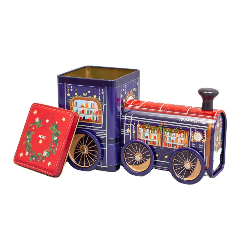 Custom Train-Shaped Candy & Chocolate Packaging Tins for Kids | Perfect ...