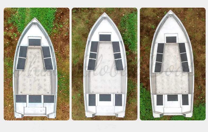 Aluminum Alloy Welded V-shape Working Boat For Patrol Flood Prevention ...