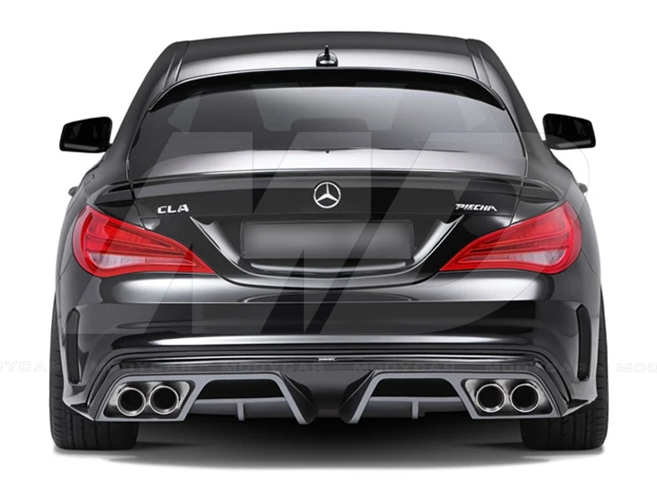 Piecha Style Carbon Fiber Roof Spoiler For 2013-2016 Mercedes Benz Cla ...