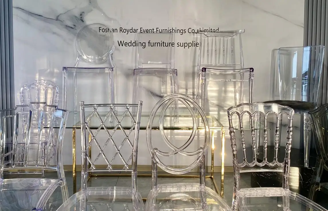 Luxury High Back Wedding Clear Acrylic Chairs Banquet Event Party ...