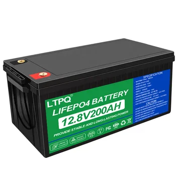 12v 200ah Lifepo4 Lithium Ion Battery Deep Cycle Rv Solar Energy Storage With Bluetooth For ...