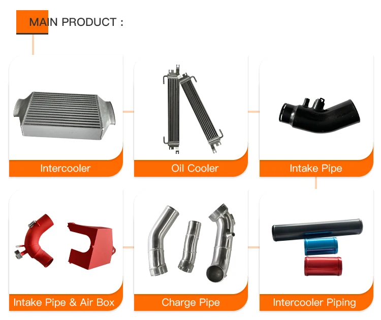 Car Intercooler Radiator Tube Intercooler for VW Golf MK7 MK7.5 GTI ...