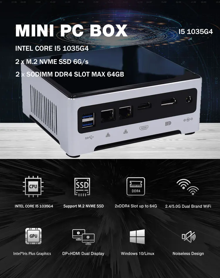 New 12th Gen Mini Pc Windows11 Intel N95 N100 Processor 8gb Ddr5 ...