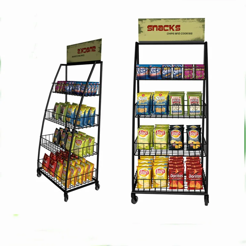 Nut Cookies Chocolate Supermarketstand Metal Bread Snack Food Display ...