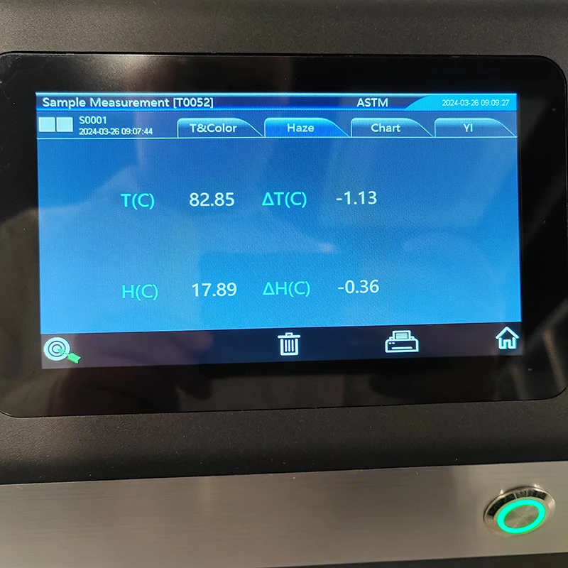 3nh Precise Benchtop Haze Meter YH1810 for Color Haze Clarity Measurement